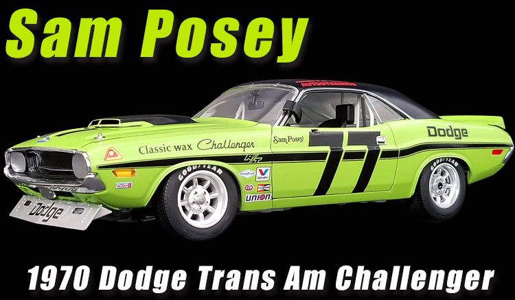 A1806001 - #77 1970 Dodge Challenger Trans Am - Sam Posey